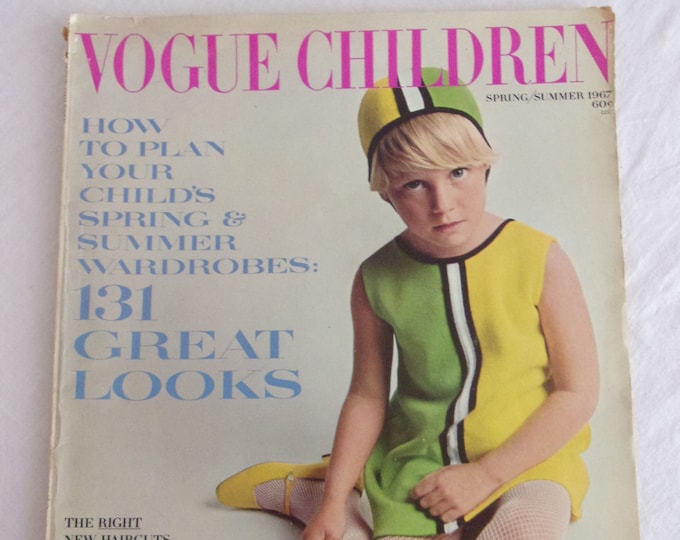 Vintage 1960s Vogue Children Magazine Spring Summer 1967 Complete Issue ...