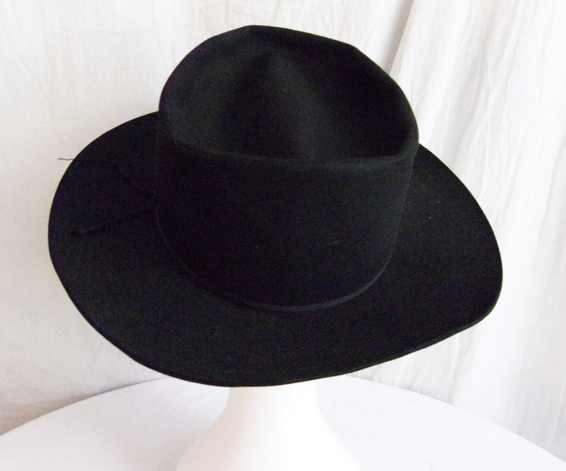 Vintage 1950s Cowboy Hat Wide Brim Zorro Style 7 and a Quarter - Etsy