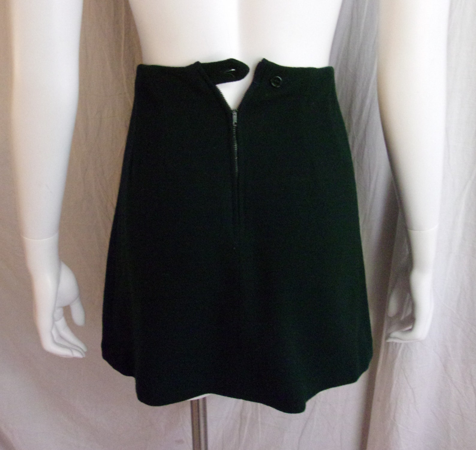 Vintage 1970s Mini Skirt and Long Vest Wool Set Bobbie Brooks - Etsy