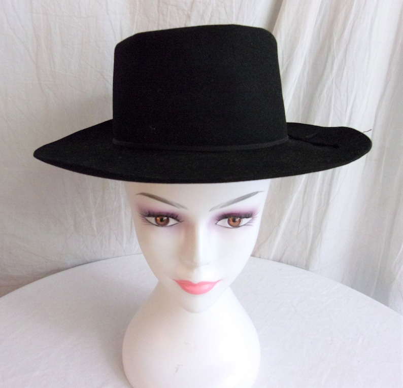 Vintage 1950s Cowboy Hat Wide Brim Zorro Style 7 and a Quarter - Etsy