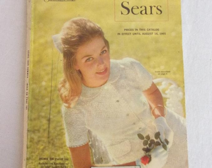 Vintage 1965 Sears Summer Catalog Mod Clothing and Furnishings - Etsy