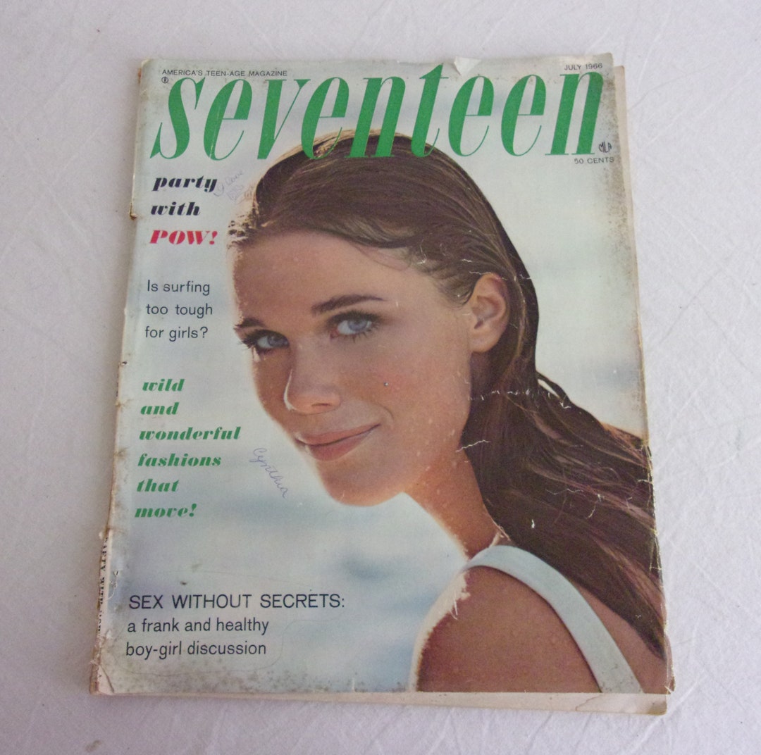 Vintage 1966 Seventeen Magazine Complete Issue July 1966 - Etsy
