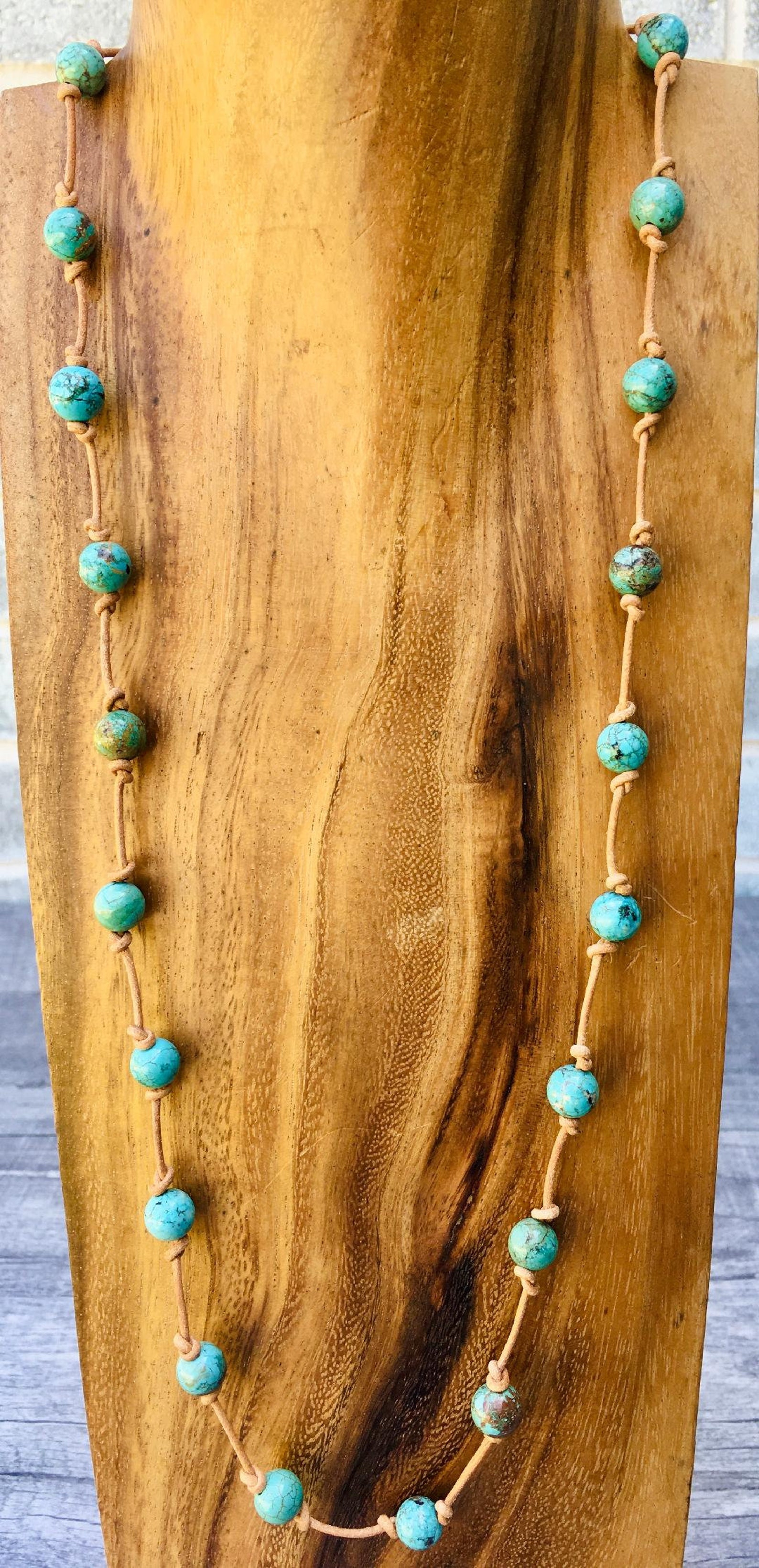 Beachy Knotty Wrap - Light Turquoise - 4-wrap - Etsy