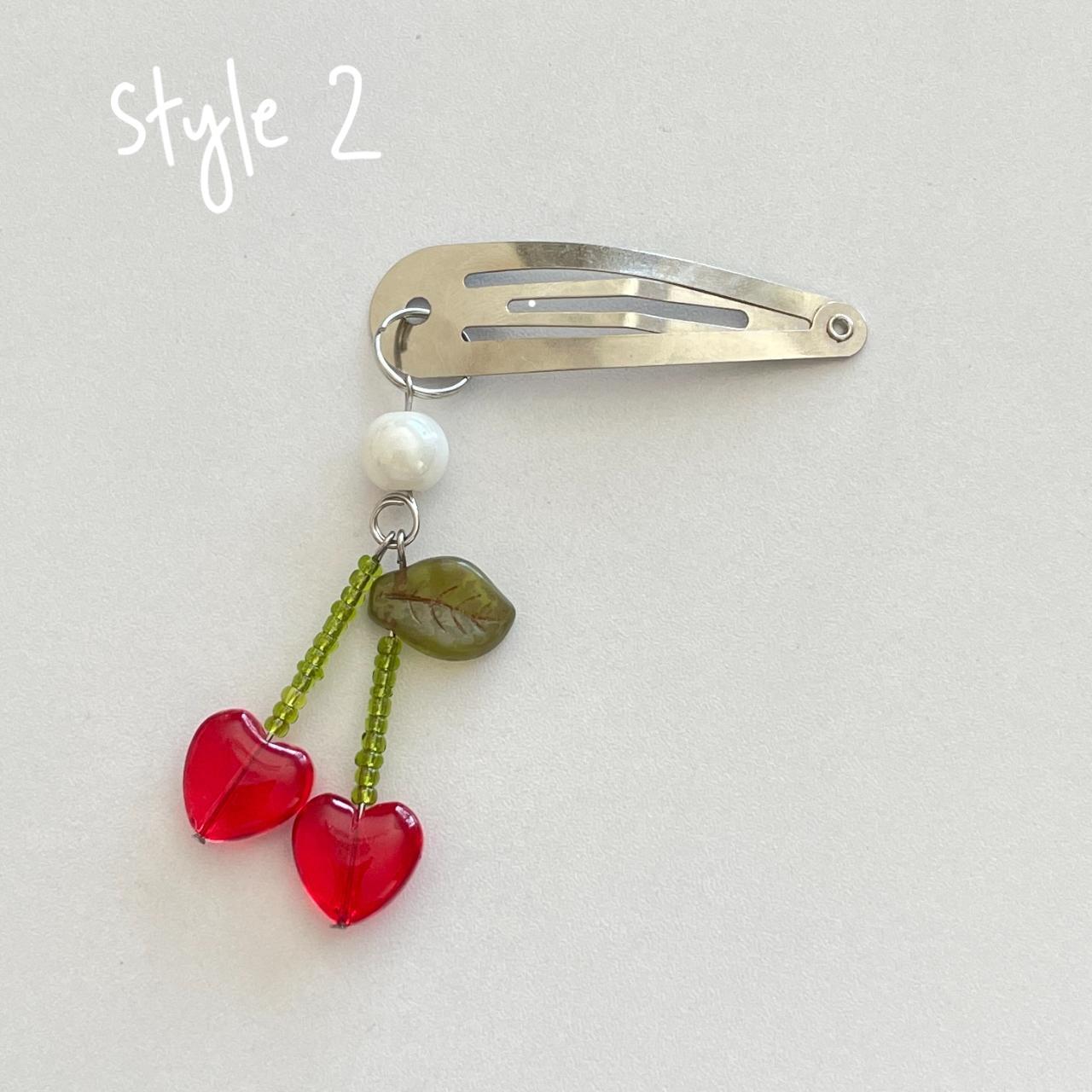 Star Cybercore Bow and Heart Steel Chained Y2k Hair Clip Barrette - Etsy