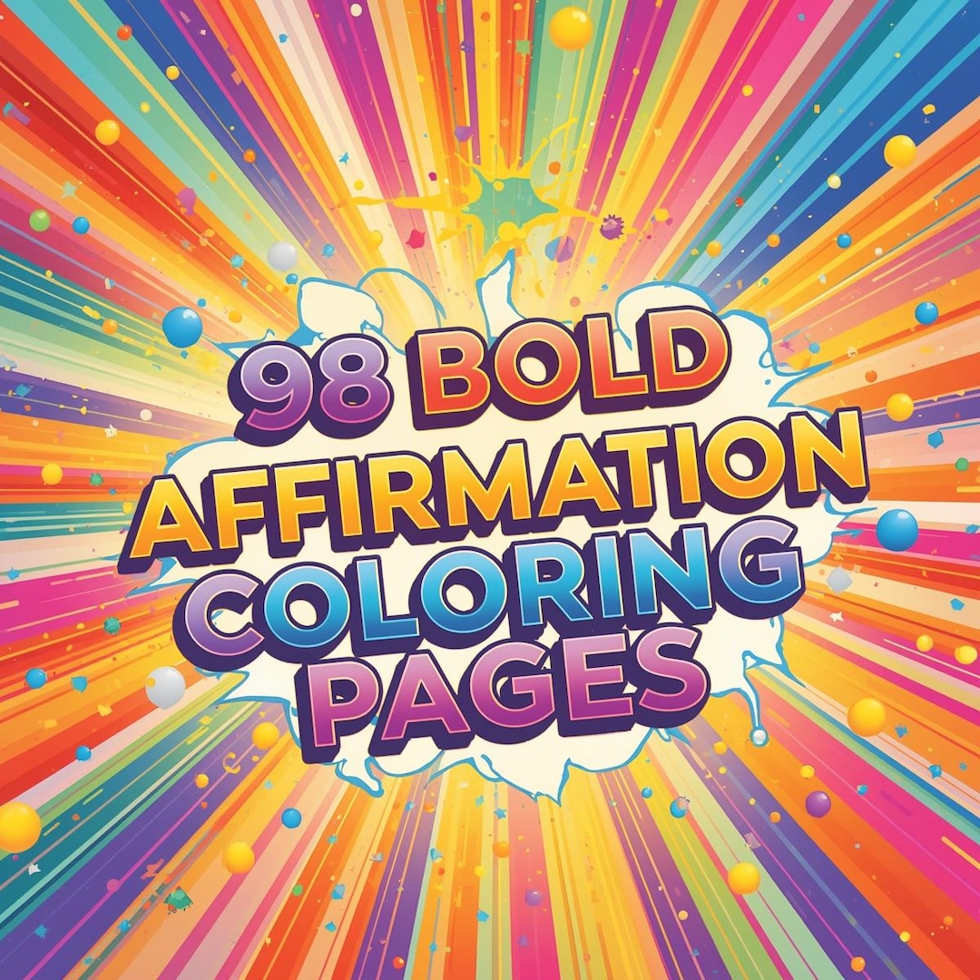 98 Bold Affirmation Coloring Pages | Positive Quotes Printable PDF ...