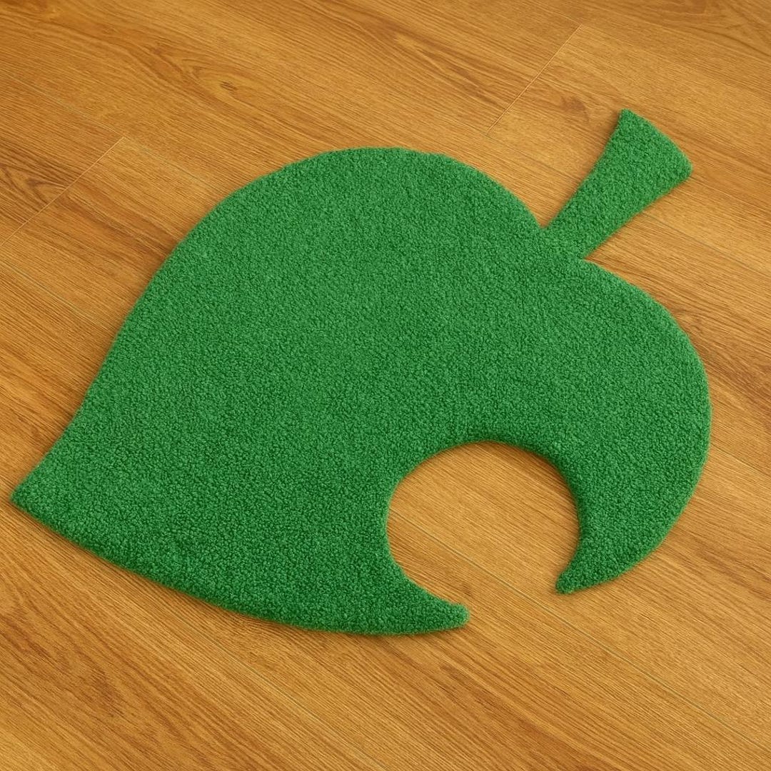 Custom Carpet, ACNH, Leave Green, Logo, Gaming, 100% Handmade, Quality ...