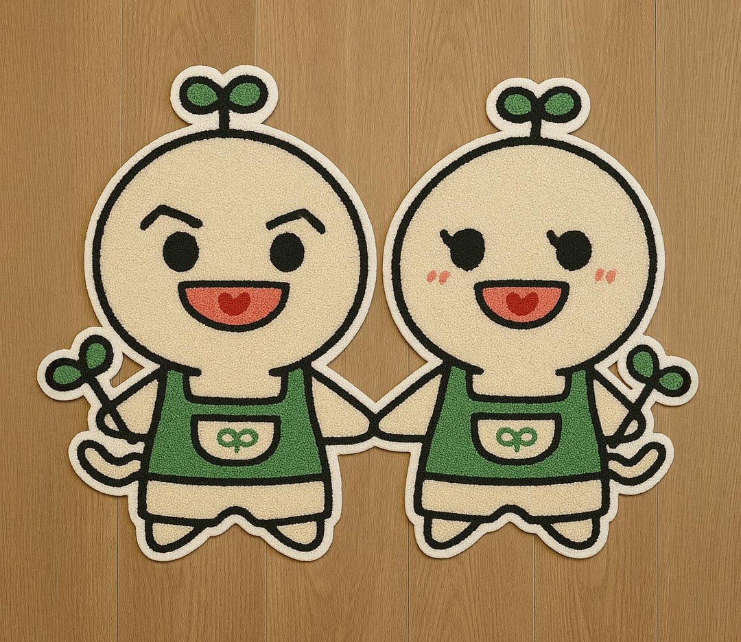 Custom Rug, Ateez, K-pop, Teez-mon, Yonggamon, San, 100% Handmade ...