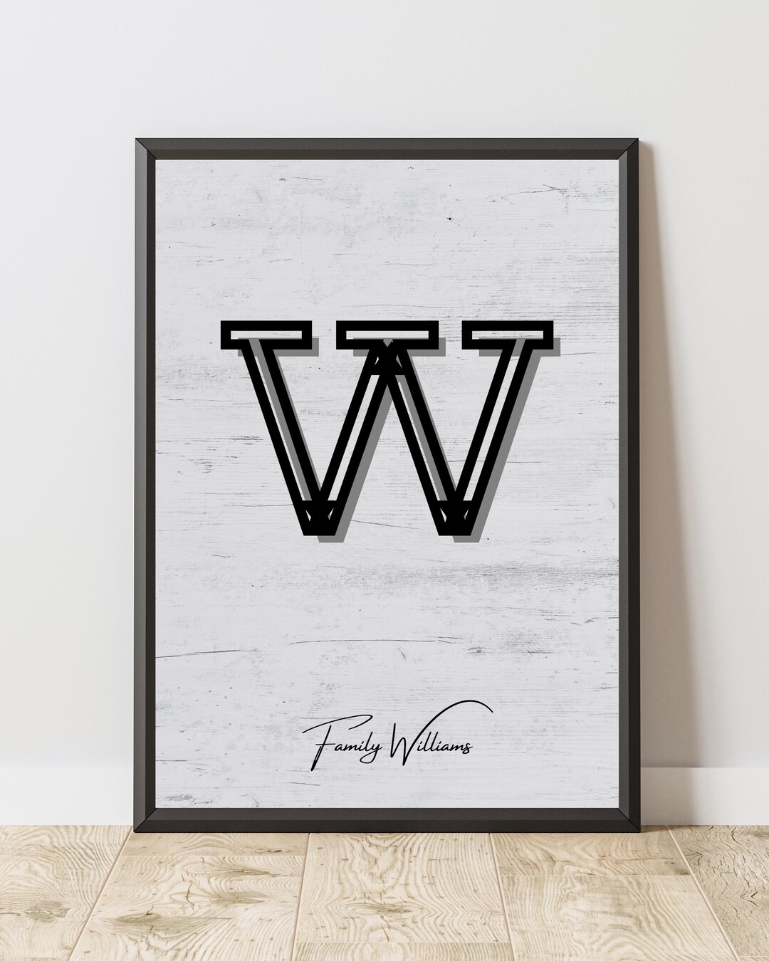 Personalized Family Portrait Poster | Custom Family Wall Art | Gift for ...