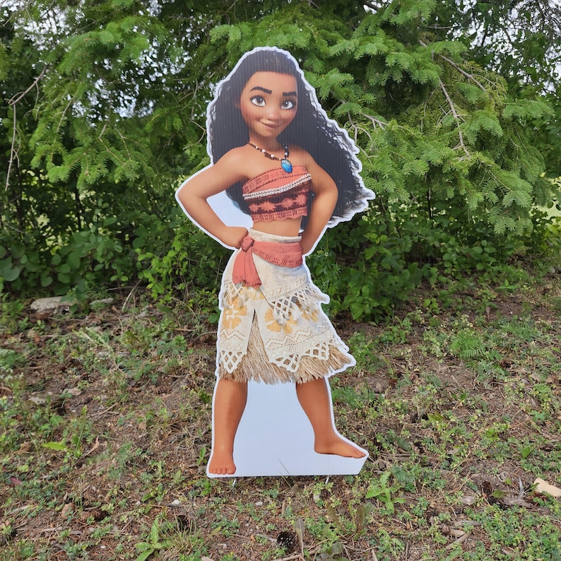 Moana Cutout Standee | Moana Party Decor | Moana Birthday Cutout Photo ...