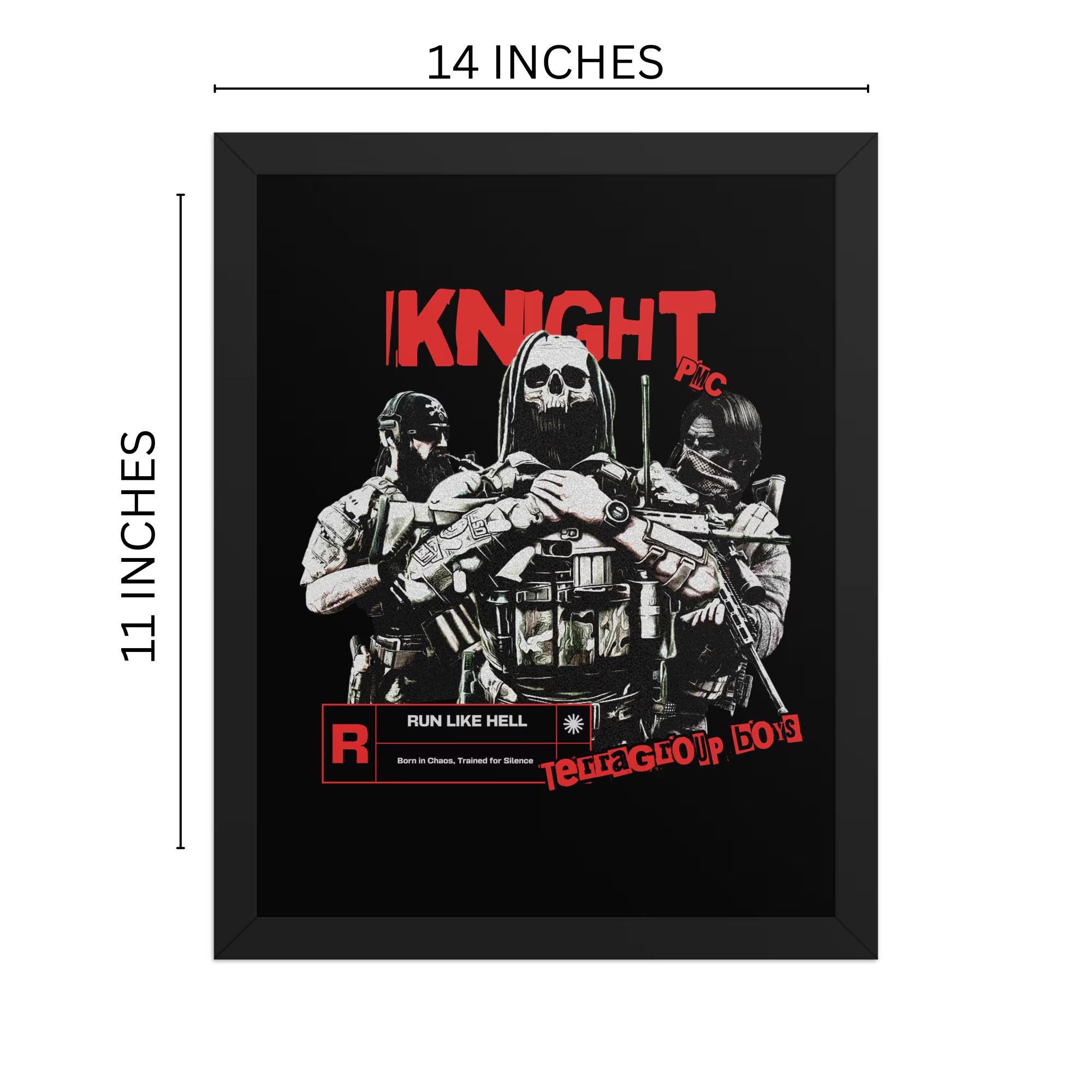 Escape From Tarkov Poster, Knight, Goon Squad Poster Art Mens Gaming ...