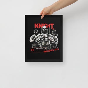 Escape From Tarkov Poster, Knight, Goon Squad Poster Art Mens Gaming ...