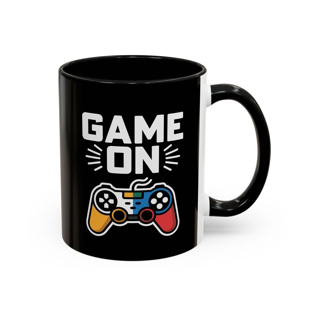 Game on Coffee Mug - Gaming Controller Design - Etsy