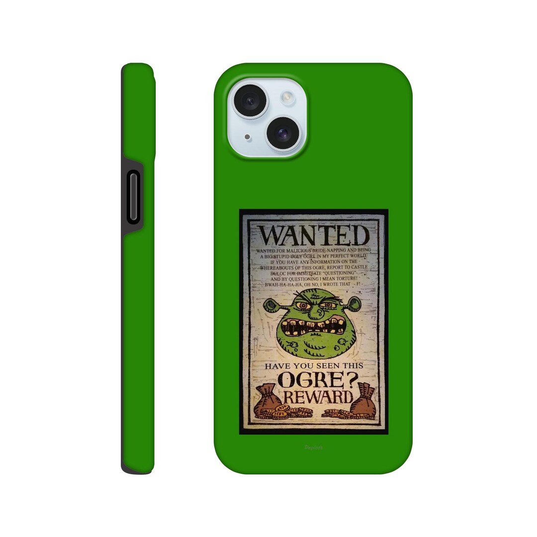 Retro Shrek Movie Poster Phone Case | Vintage Dreamworks Aesthetic ...