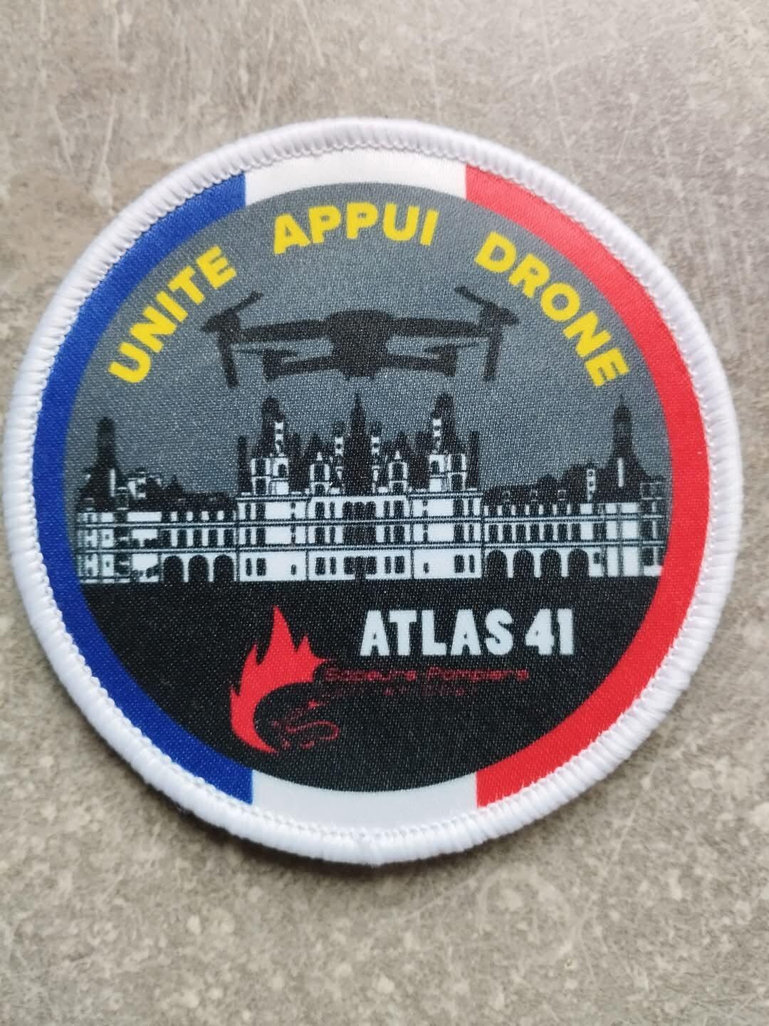 ATLAS 41 Firefighter Badge – "drone Support Unit" Patch – Embroidered ...