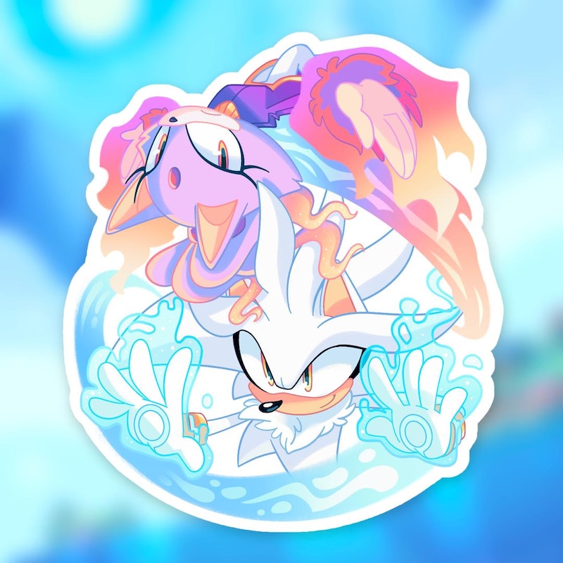 Stickers Blaze the Cat - Etsy