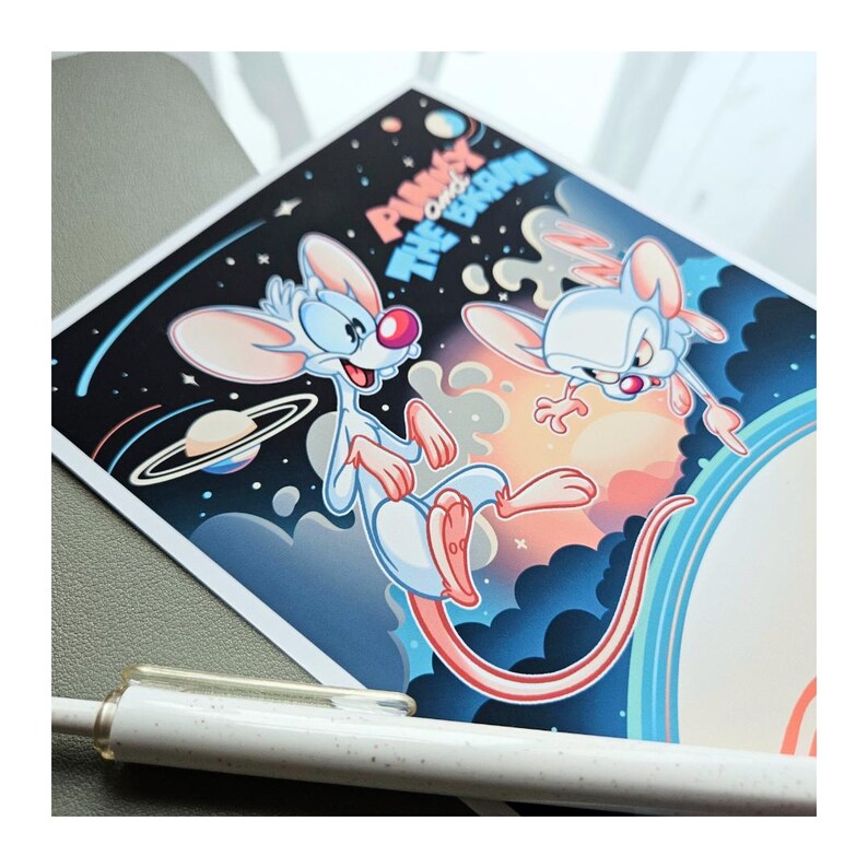 Pinky and the Brain Mini Print - Etsy
