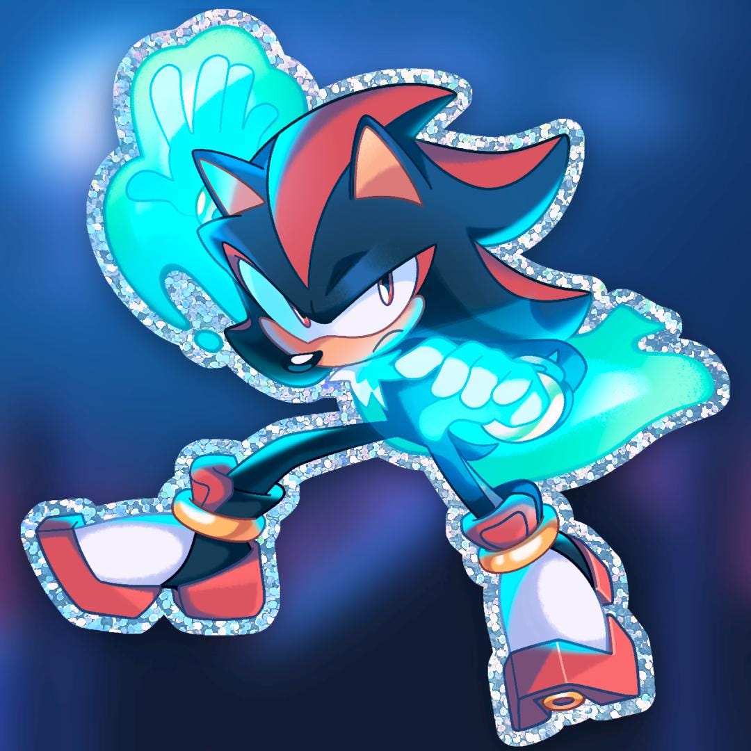 Shadow Chaos Control Vinyl Sticker - Etsy