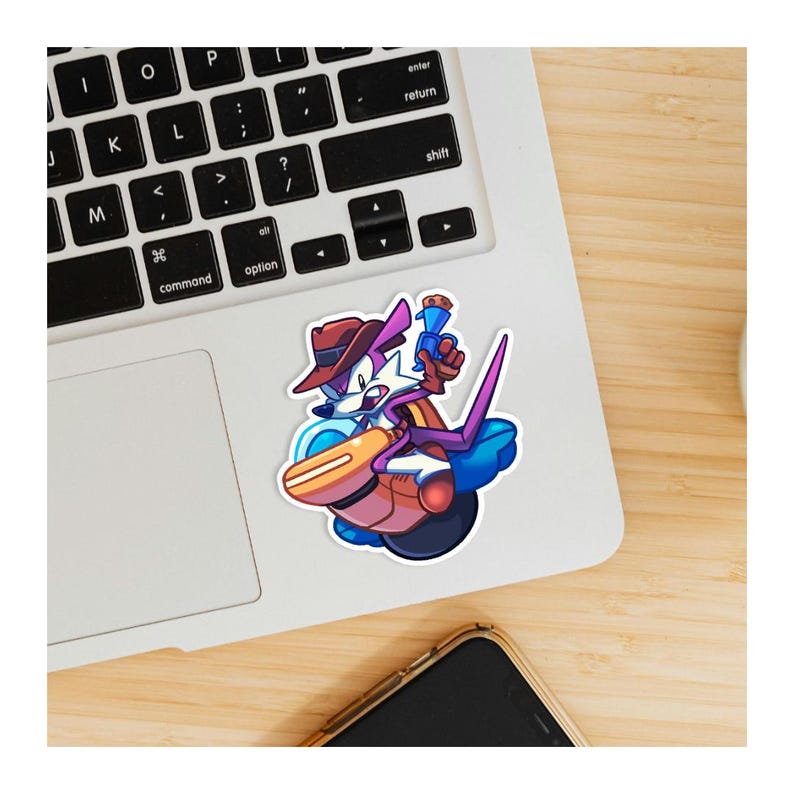 Fang Vinyl Sticker - Etsy