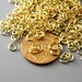 KC Gold Plated Jump Rings, 4mm, 21 Gauge - 100 Pieces - Etsy