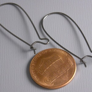 Kidney Hoop Earrings, Gunmetal Plated, 33mm, 21 Gauge - 30 Pieces - Etsy