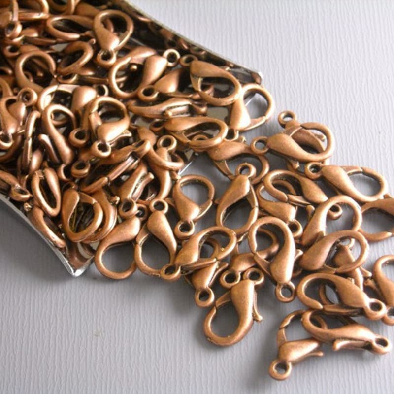 Copper Lobster Clasp - Etsy
