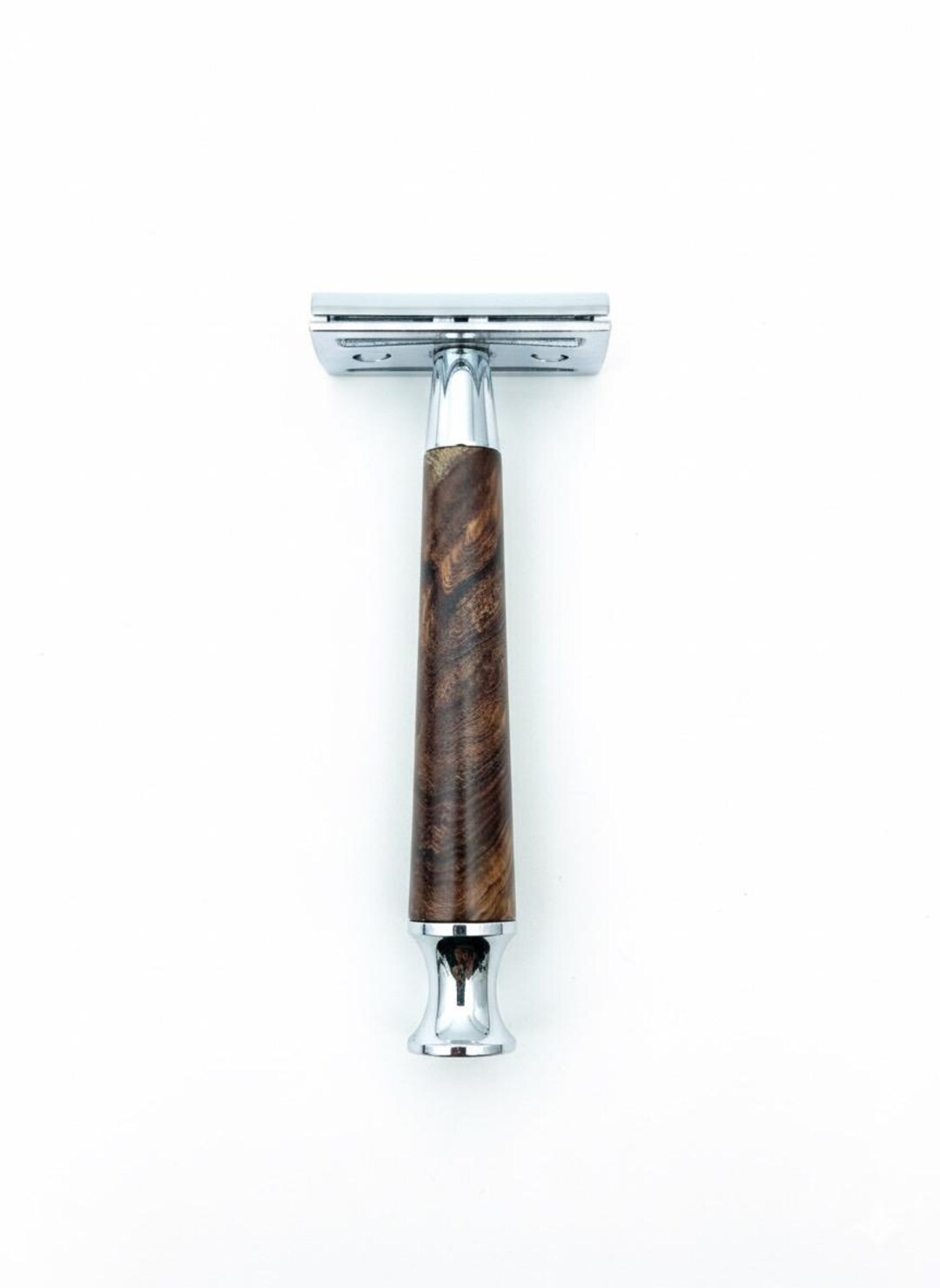 NEW Classic Double Edge Safety Razor Wood Handle Stainless Steel for ...
