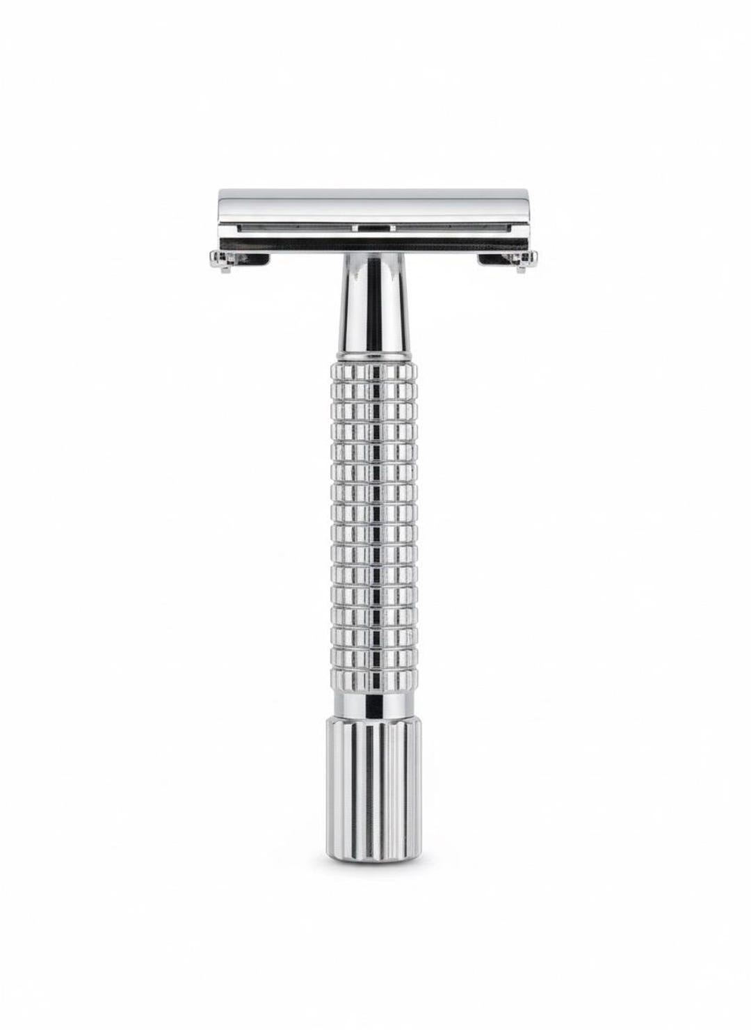 Van Der Hagen Double Edge Adjustable Safety Razor With Blades Silver ...