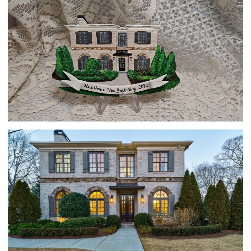 Custom Clay House Art - Etsy