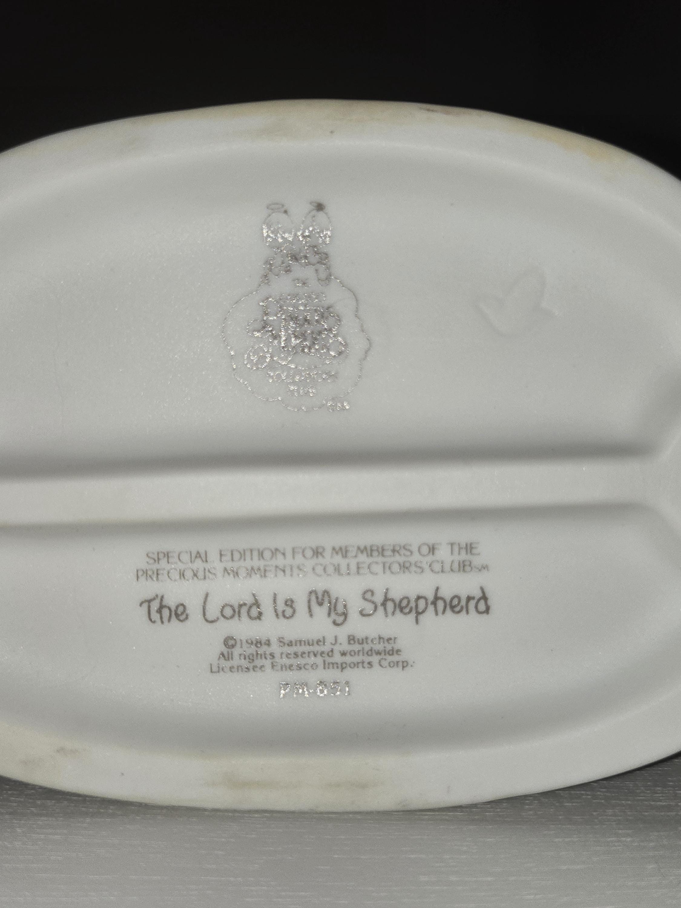 Precious Moments "the Lord is My Shepherd" - Etsy