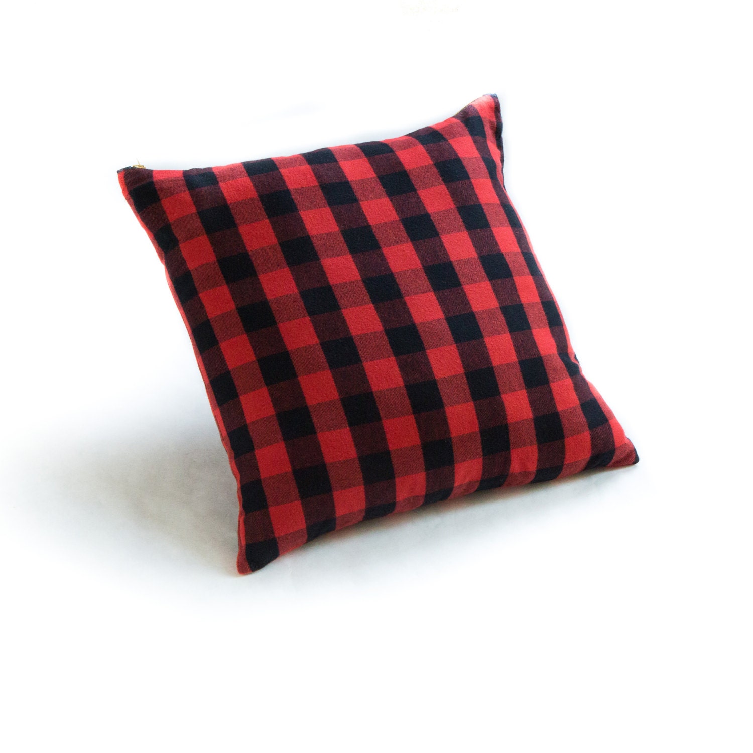 Buffalo Check Plaid Red 18" Pillow - Etsy