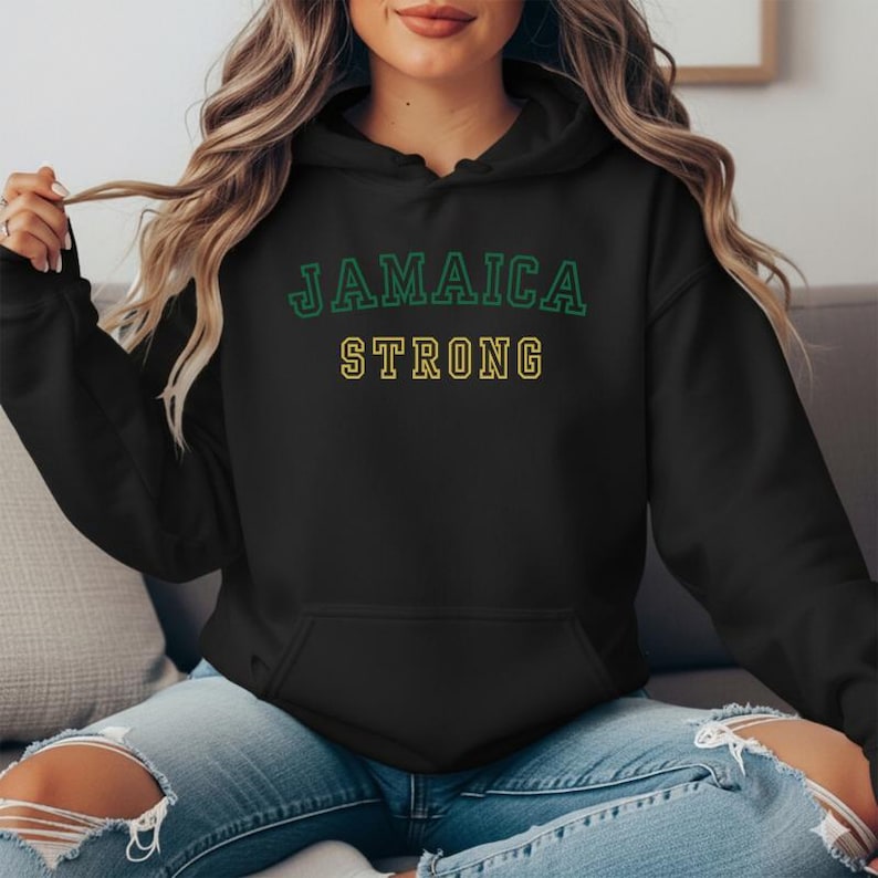 Jamaica Strong Hoodie, Hurricane Relief Support - Etsy