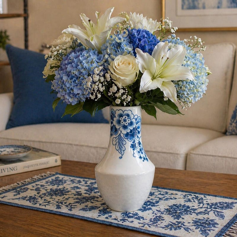 Heinen Delft Blauw - Etsy