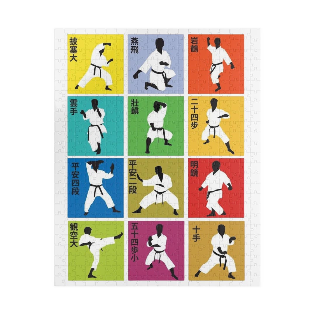 Karate Kata Puzzle Challenge - Fun Family Activity, Gift for Martial ...