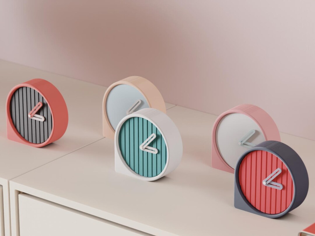 Arctick Desk Clock | Modern Minimalist Desk Accessory - Etsy UK