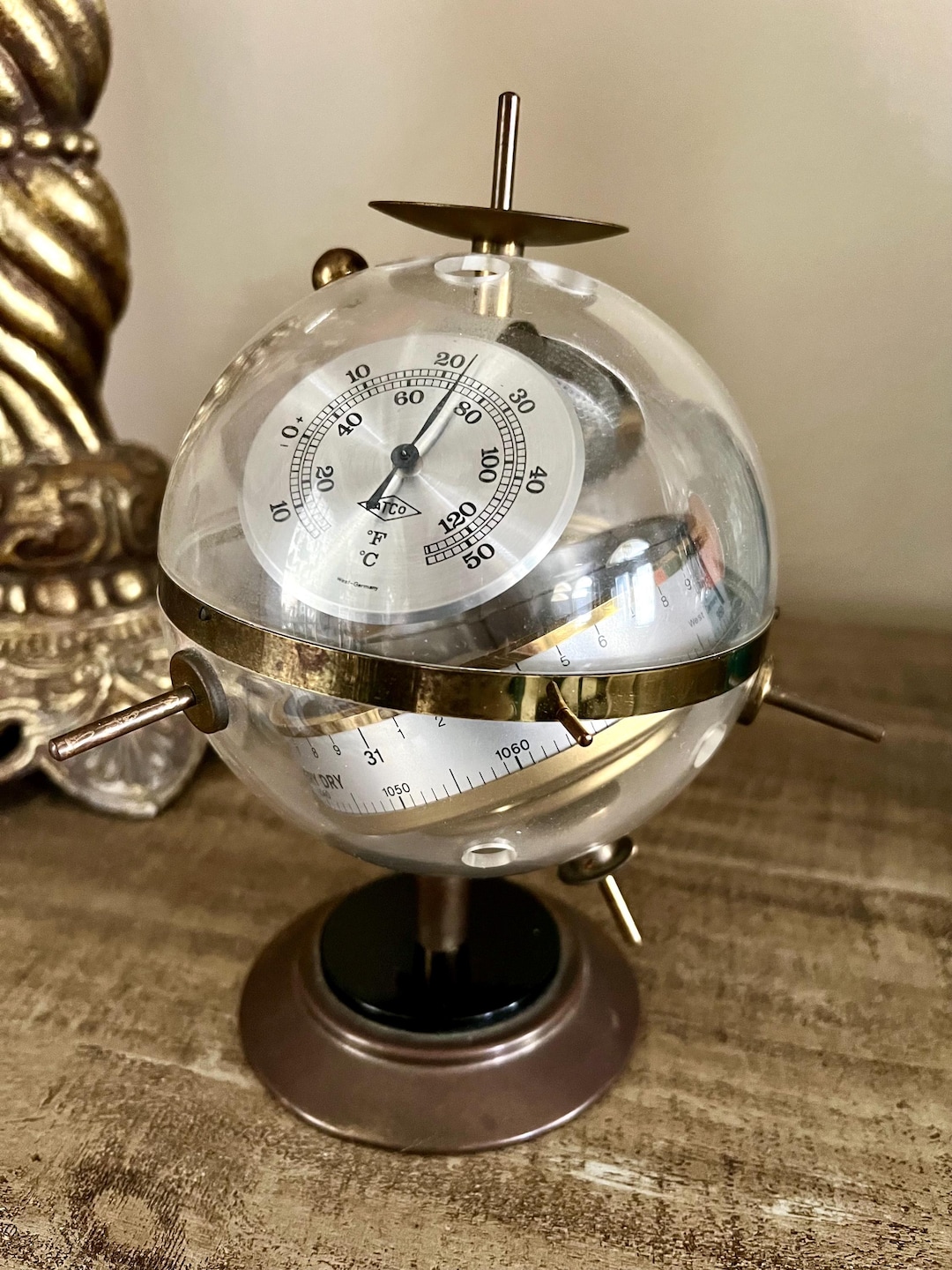 Vintage Sputnik Weather Station West Germany Barometer Desktop - Etsy