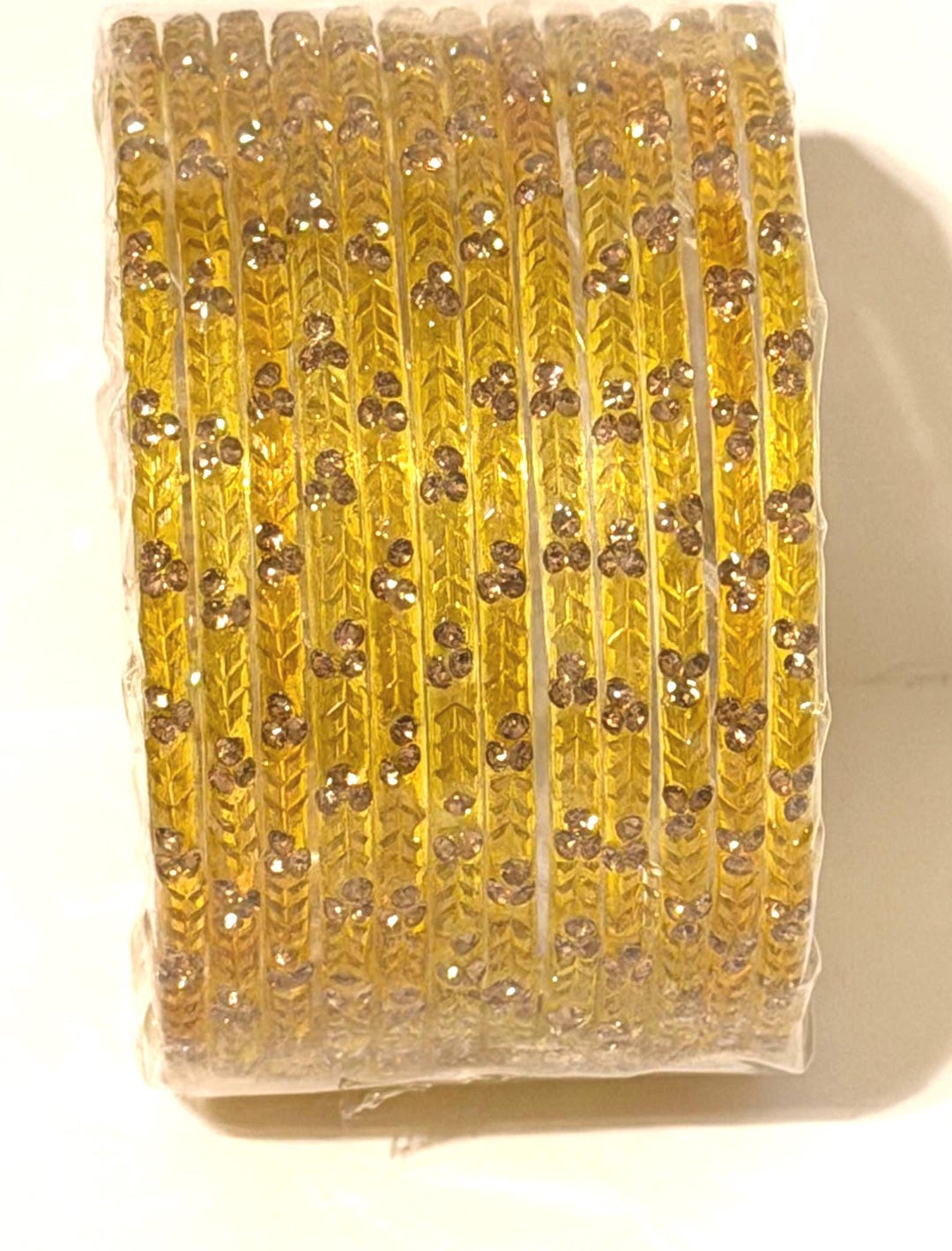 Indian Traditional Raindrop Glass Bangles/glass Churas/chudiyans ...