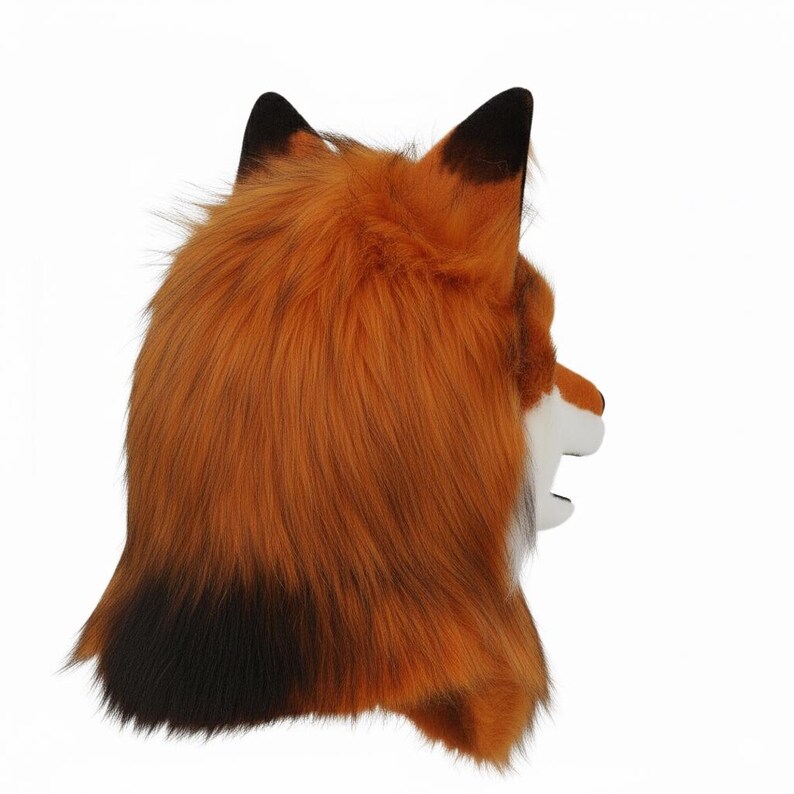 Realistic Fox Mask: Handmade Faux Fur Cosplay Costume - Etsy