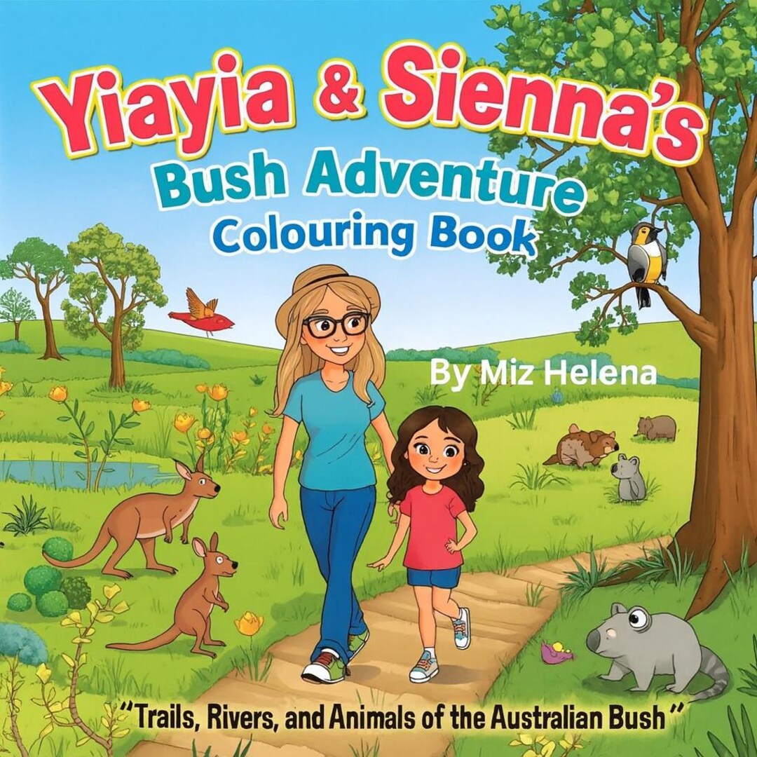 Yiayia & Sienna's Bush Adventure Colouring Book - Etsy