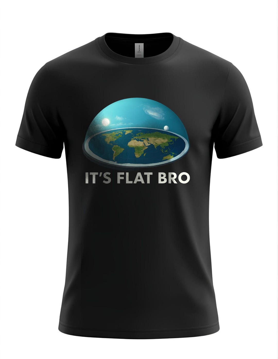 Flat Earth 'it's Flat Bro' SVG, Conspiracy Shirt Design (digital ...