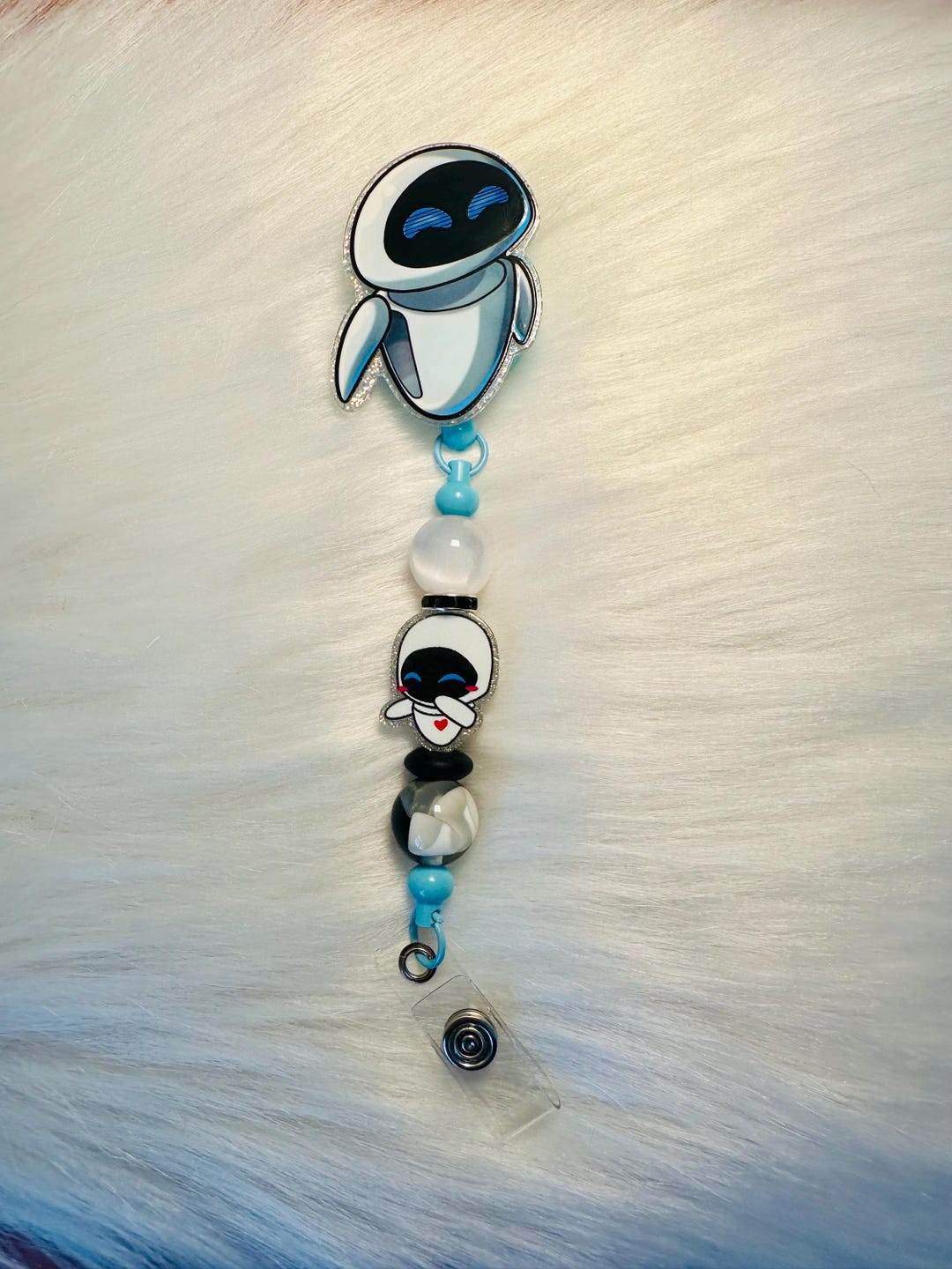 EVE Inspired Beaded Badge Reel - Etsy