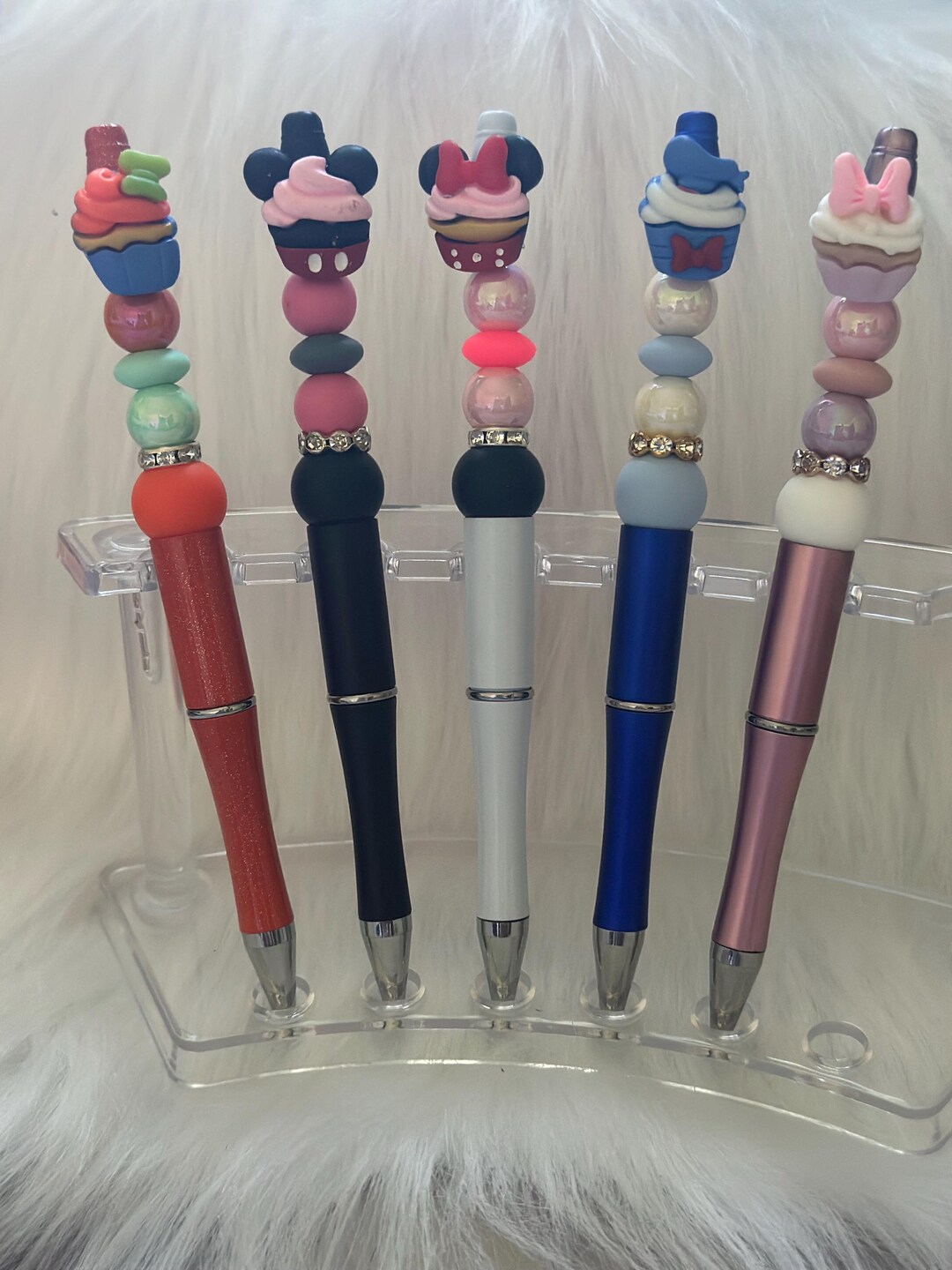 Minnie Cupcake Beaded Pen - Etsy