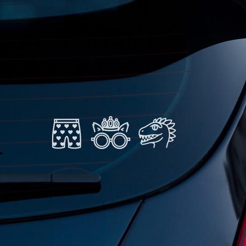 Dinosaur Car Decal Stickers - Etsy