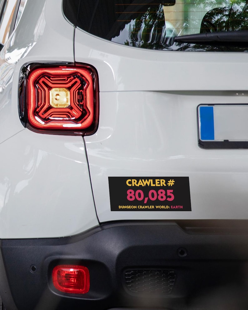 Choose Your Crawler Number • Dungeon Crawler Carl Bumper Sticker • DCC ...