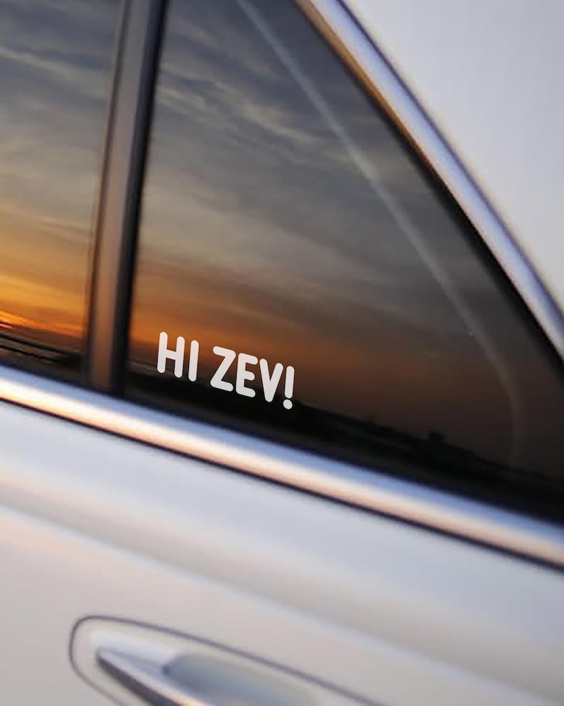 Hi Zev! or Bye Zev! Car Decal • Subtle Dungeon Crawler Carl Bumper ...