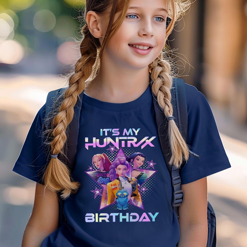 Custom Hun-trix Birthday Girl Shirt - Personalized Anime Tee, - Etsy
