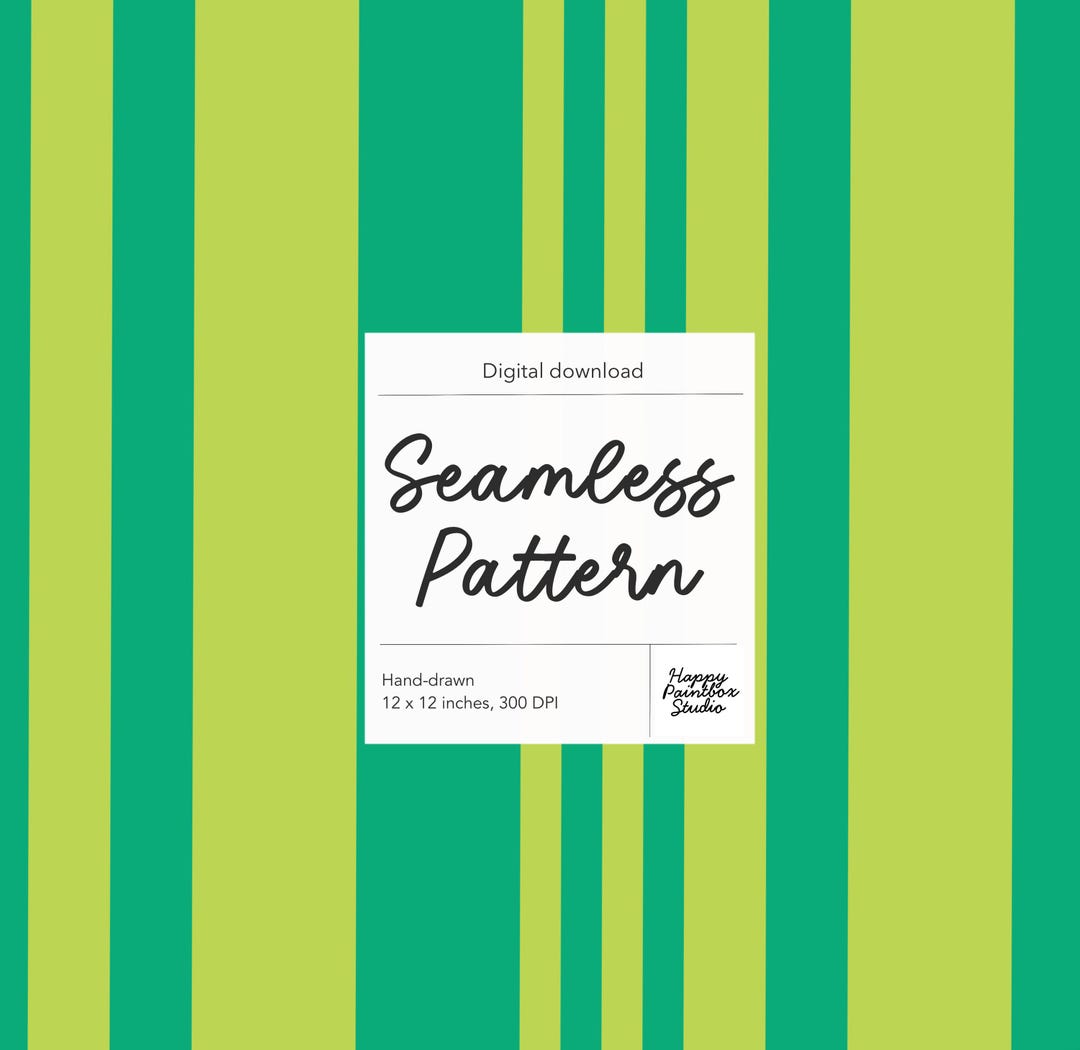 Stripes Seamless Pattern: Spring Lime Greens Colorful Modern Bright ...