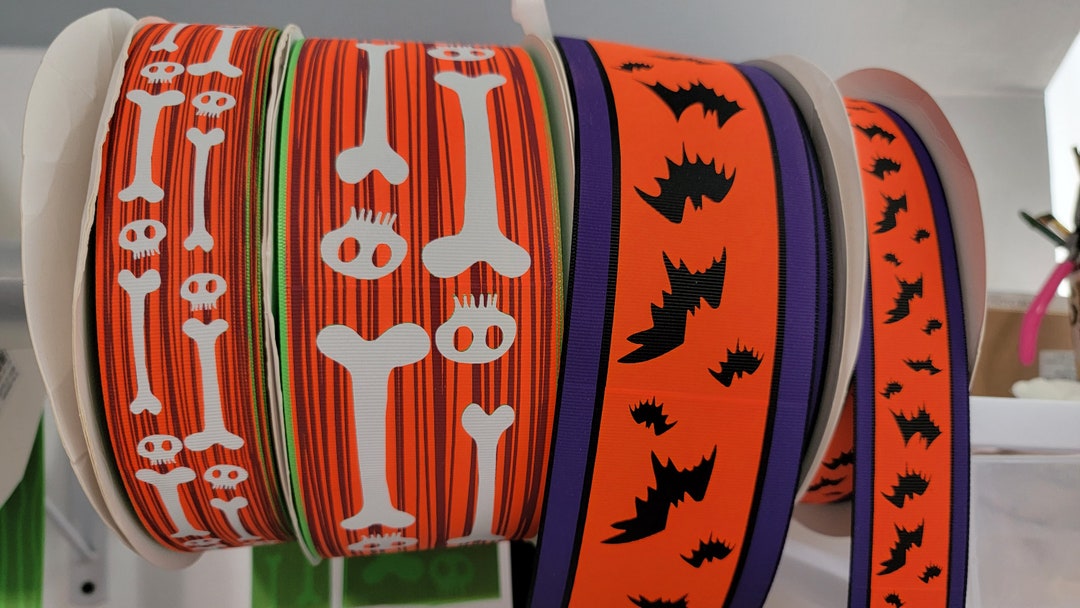 Haunted Mansion Holiday Graveyard Blacklight Responsive Ribbon - Etsy
