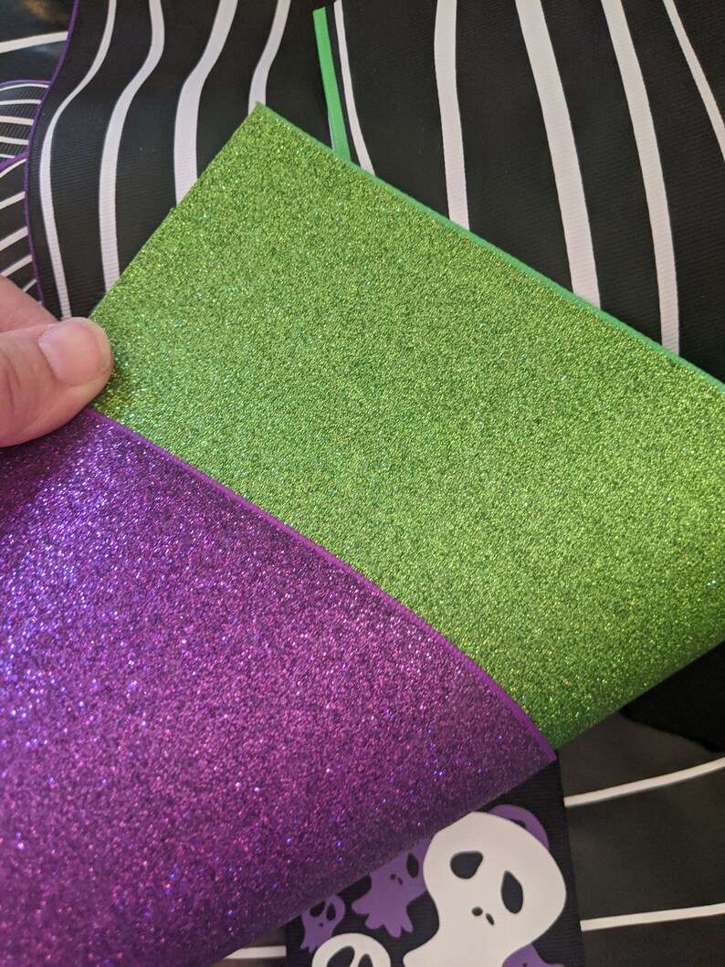 Haunted Mansion Holiday Squiggly Stripe Ribbon | Etsy