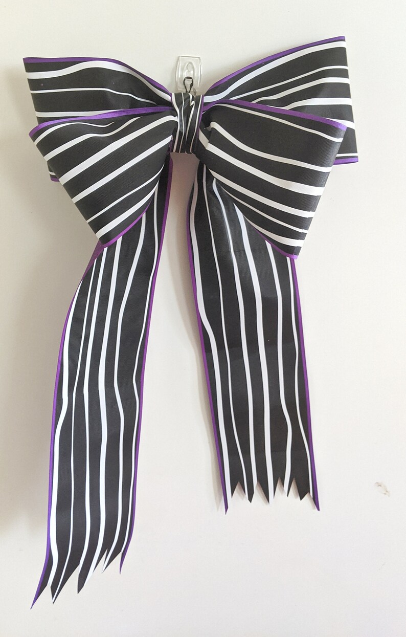 Haunted Mansion Holiday Squiggly Stripe Ribbon | Etsy