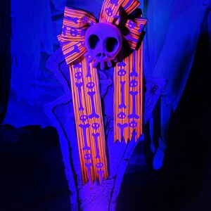 Haunted Mansion Holiday Graveyard Blacklight Responsive Ribbon - Etsy